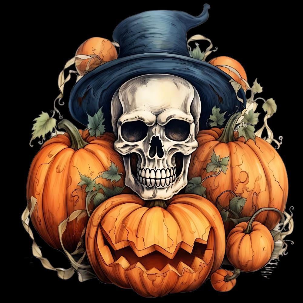 100+ Halloween Clipart Set, Pumpkin,skull,scary,ghost,spooky - Etsy