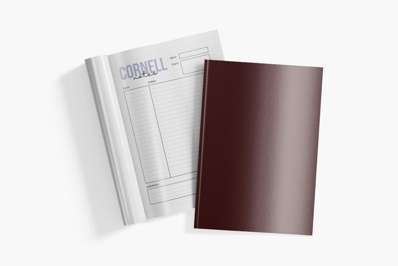 Cornell Notes Digital File, Study Template, Ready Upon Purchase ...
