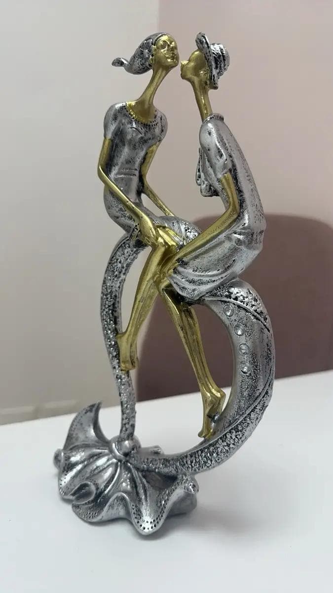 Romantic Couple Sculpture Kissing Couple Figurine Perfect Gift for ...