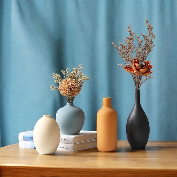 Colorful Flower Vase - Etsy
