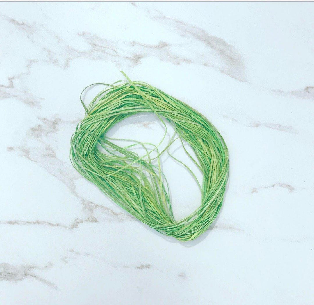 Sea Grass by the Threadgatherer. SEA 144 Green Leaves. Cotton Thread ...