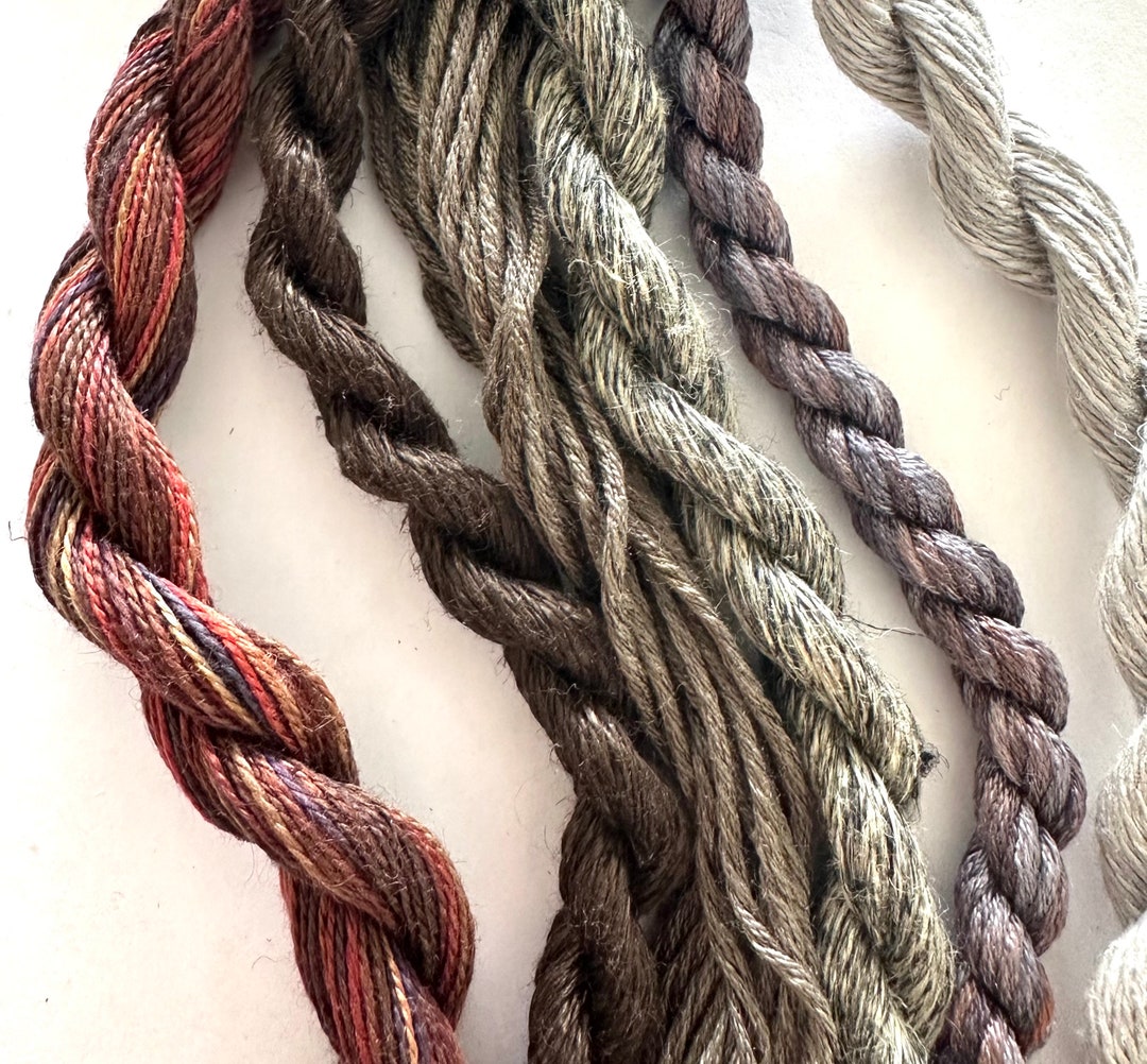 River Walk. Limited Edition Set. Specialty Embroidery Floss Handdyed by ...