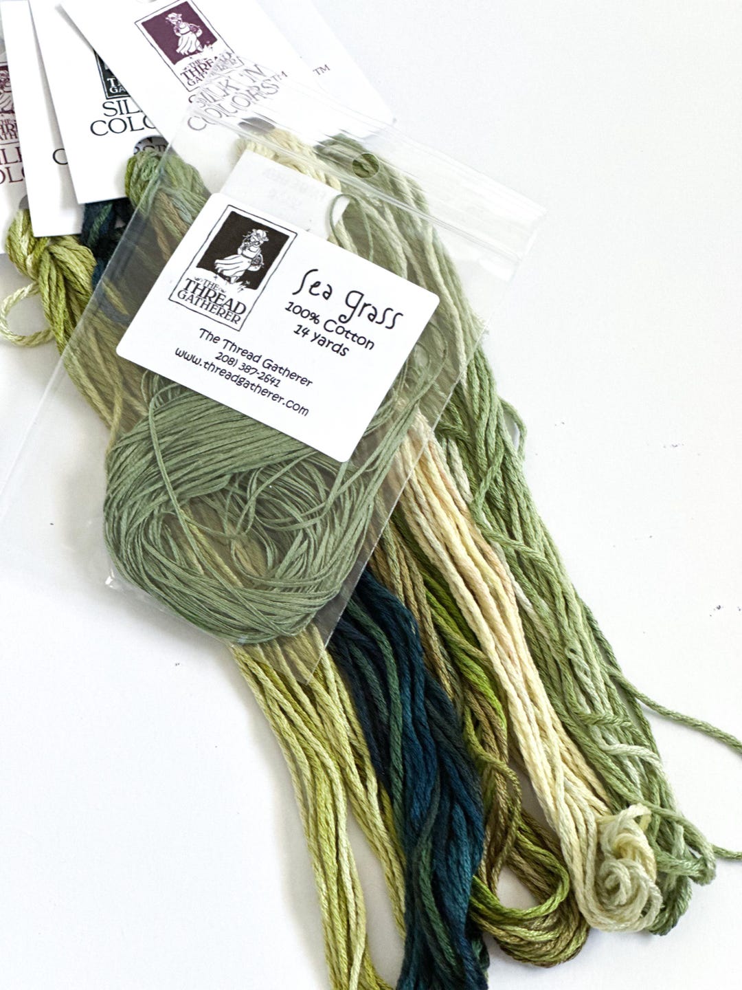 Green With Nature Variety Thread Pack Hand Dyed by the Threadgatherer ...