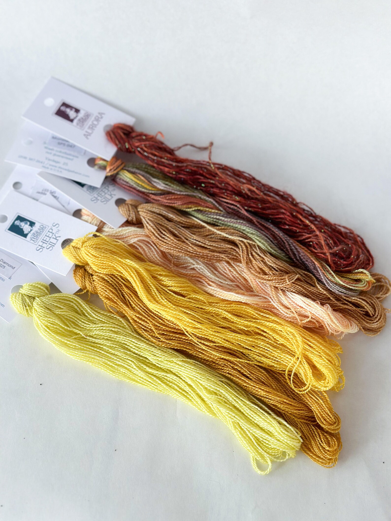 October Morn Limited Edition Set. Specialty Embroidery Floss Hand-dyed ...