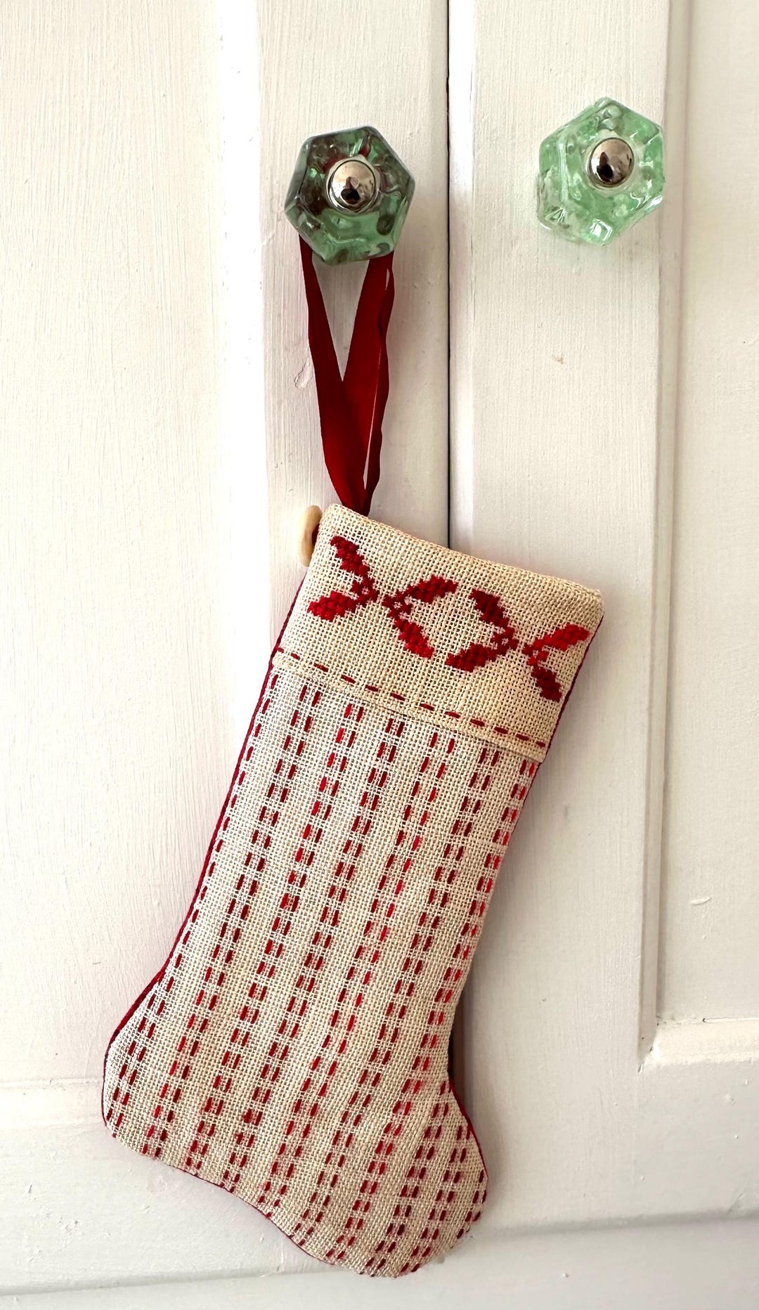 Stockings for Gage: Pin Stripe Stocking by Cecelia of the Thread ...