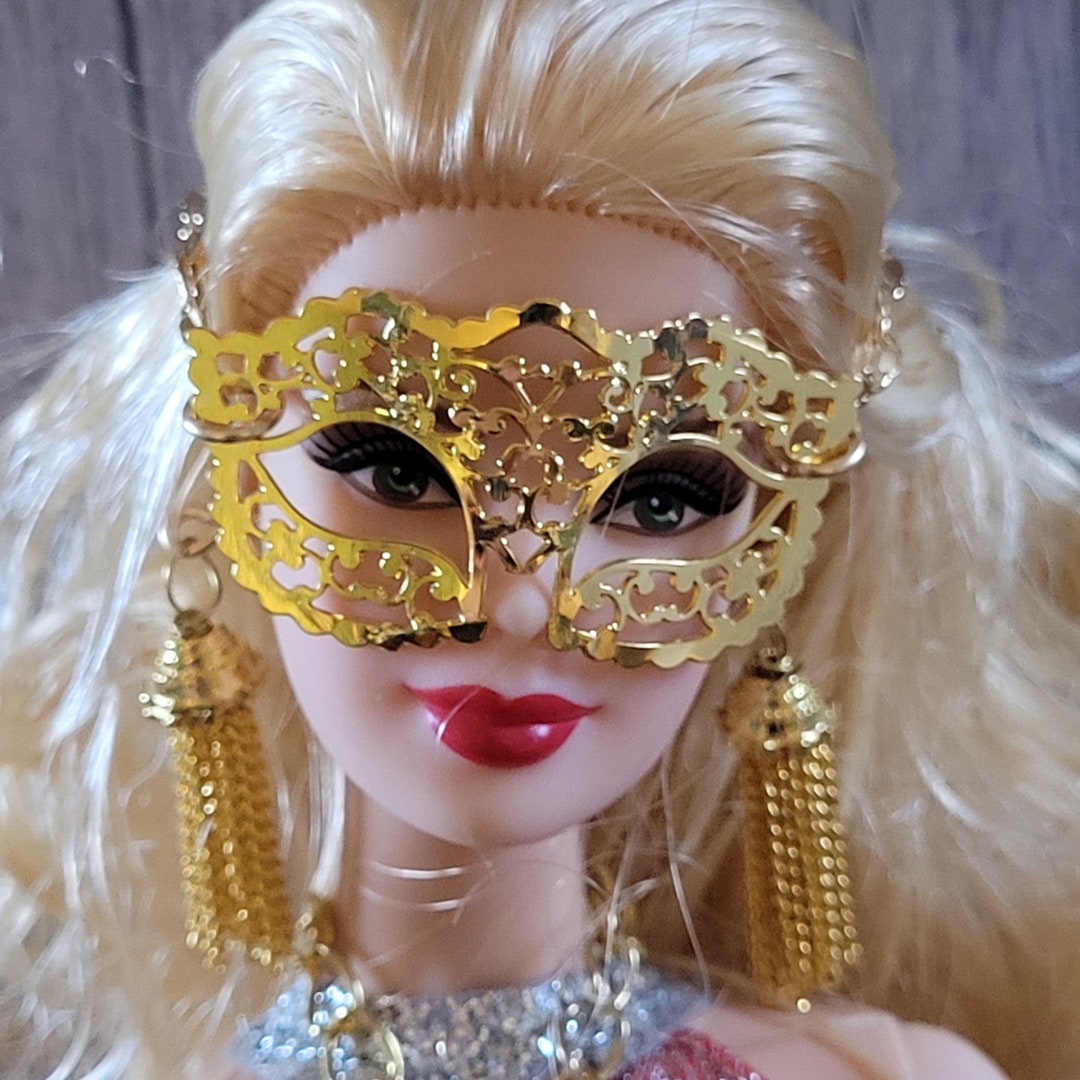 Princess Filigree Masquerade Mask Doll Jewelry Fits 11 1/2 12inch ...