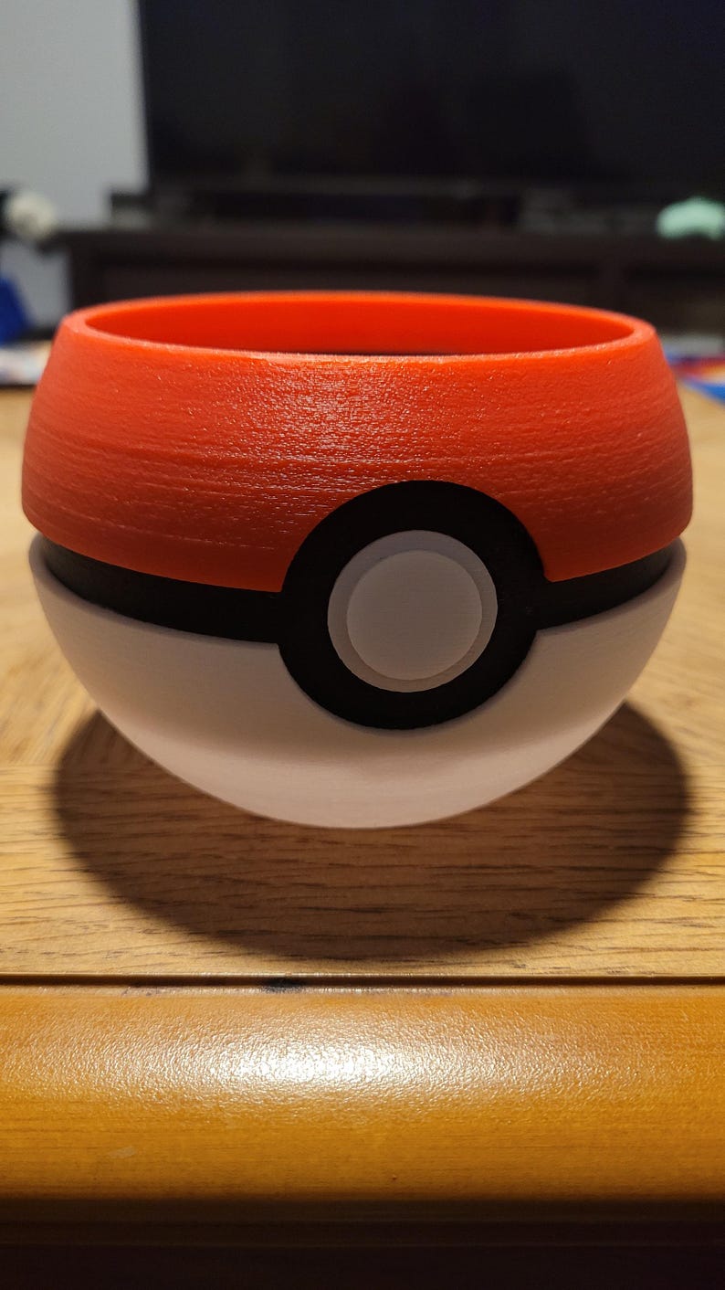 Pokemon Pokeball Plant Pot - Etsy