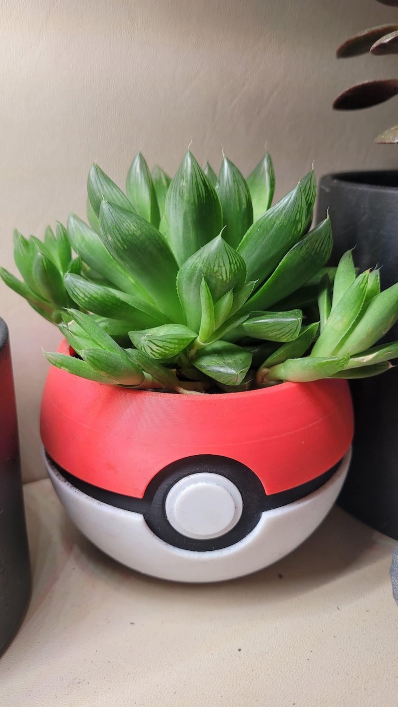 Pokemon Pokeball Plant Pot - Etsy