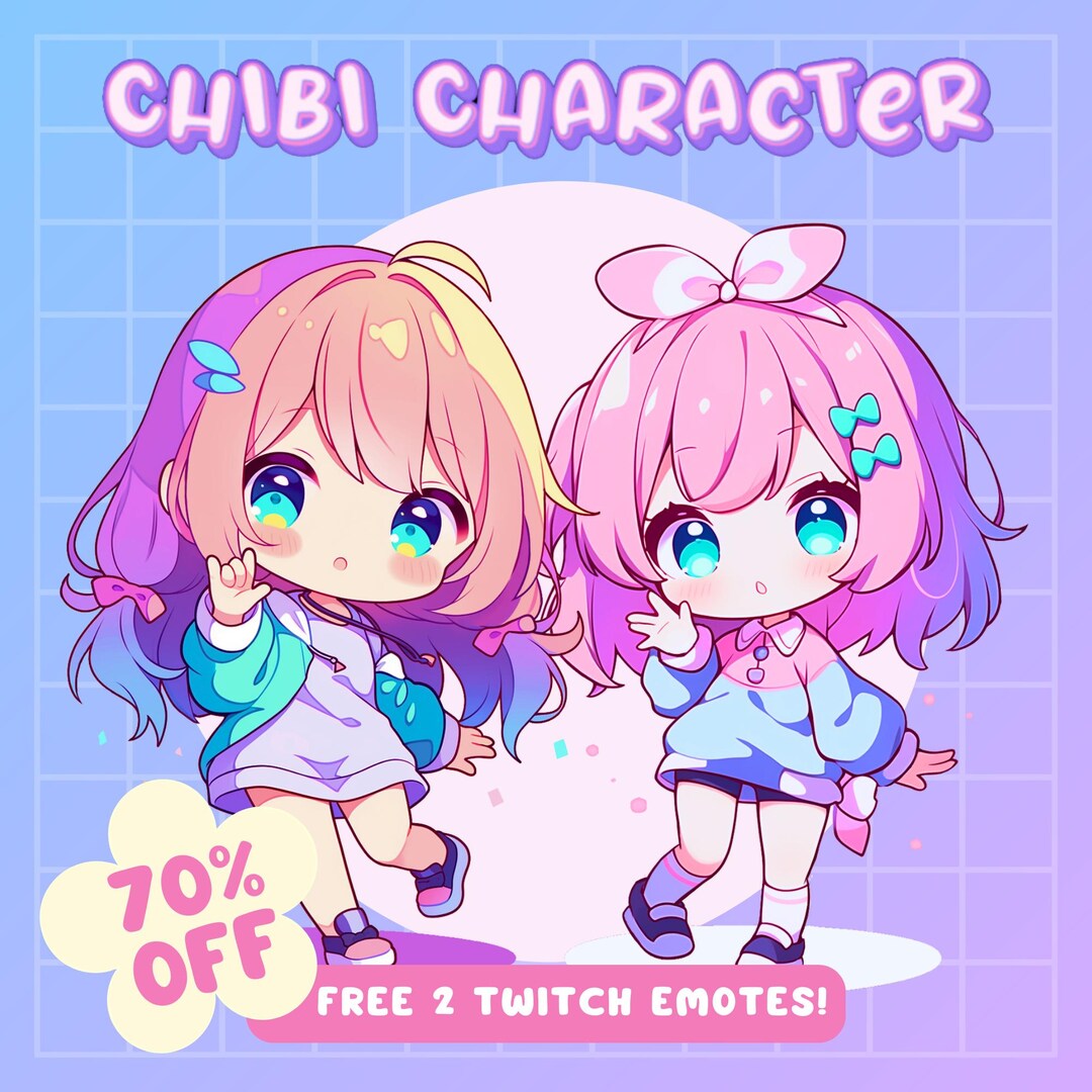 Custom Chibi Anime, Chibi Character, Chibi PFP, Cute Chibi Commission ...