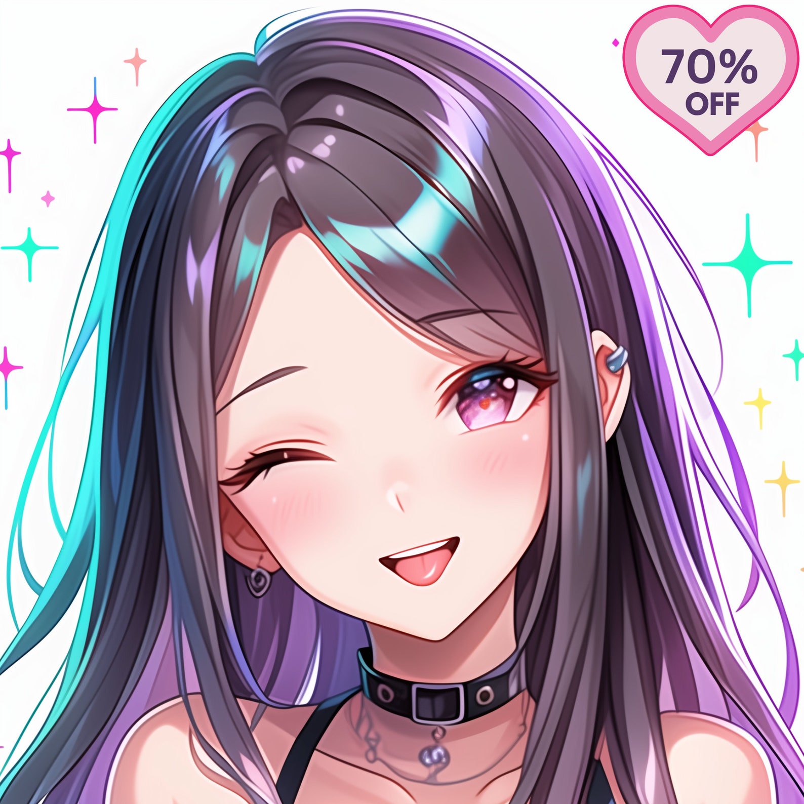 Custom Anime PFP Character, Twitch Profile, Profile Picture, Anime ...