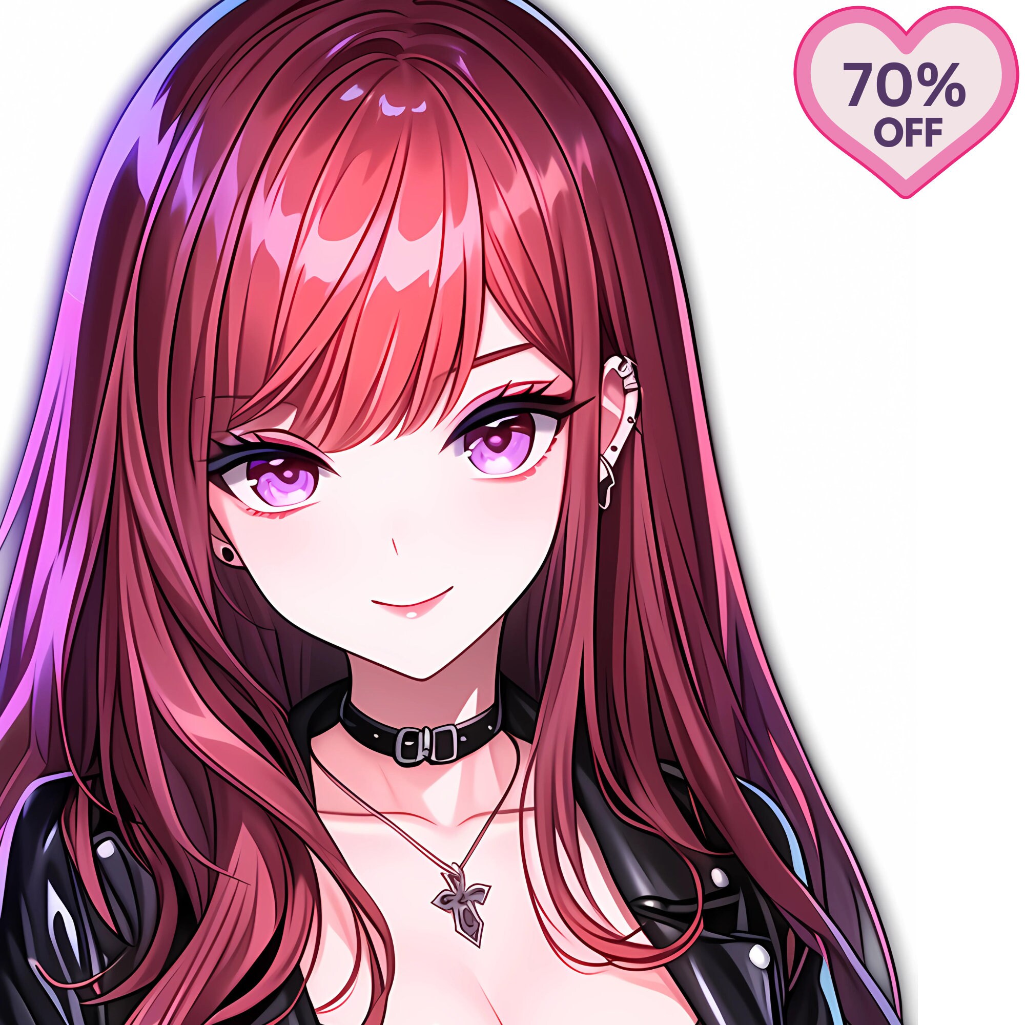 Custom Anime PFP Character, Twitch Profile, Profile Picture, Anime ...