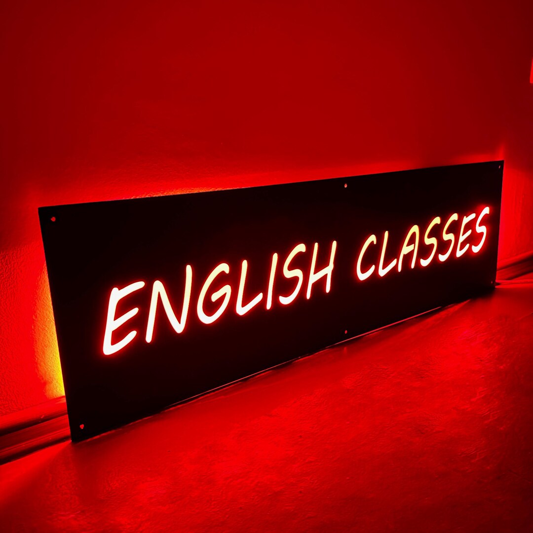 Rectangular-shaped Custom Logo Signage for Educational Classes Made of ...