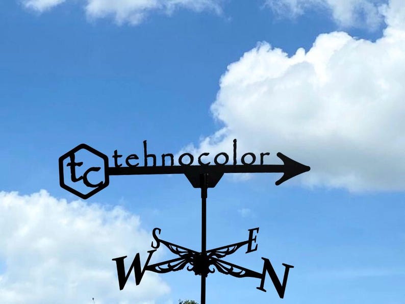 Custom Metal Weathervane - Personal Wind Vane Decor for Roof or Garden ...