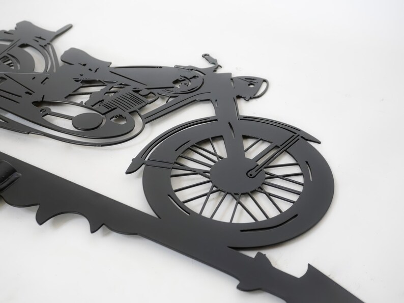 Motorcycle Weathervane – Iron Wind Vane for Roof or Garden - Etsy