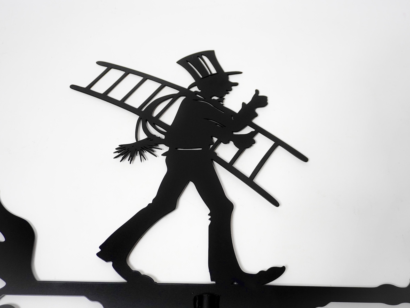 Chimney Weather Vane - Wind Vane Decor for Roof or Garden - Metal Wind ...
