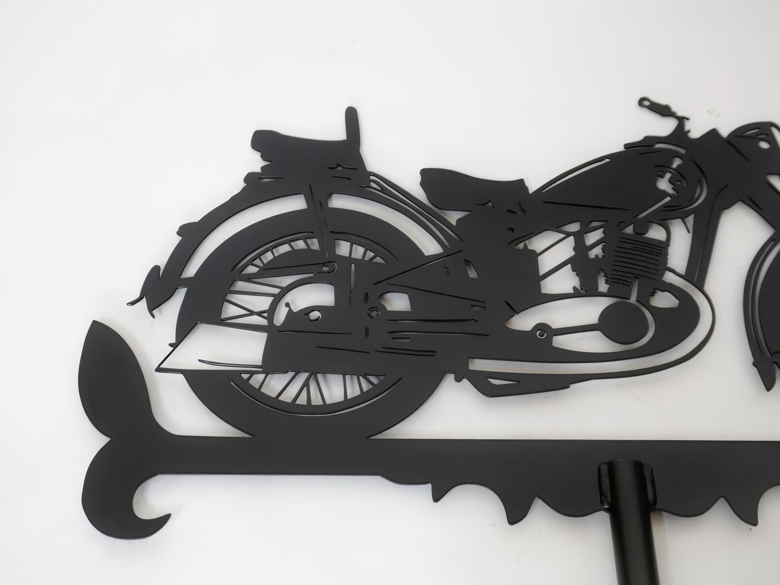 Motorcycle Weathervane – Iron Wind Vane for Roof or Garden - Etsy
