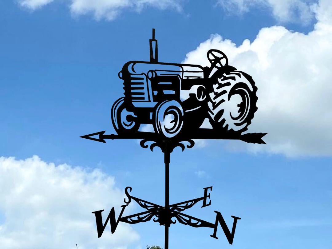 Tractor Weathervane – Wind Vane Decor for Garden and Roof - Etsy