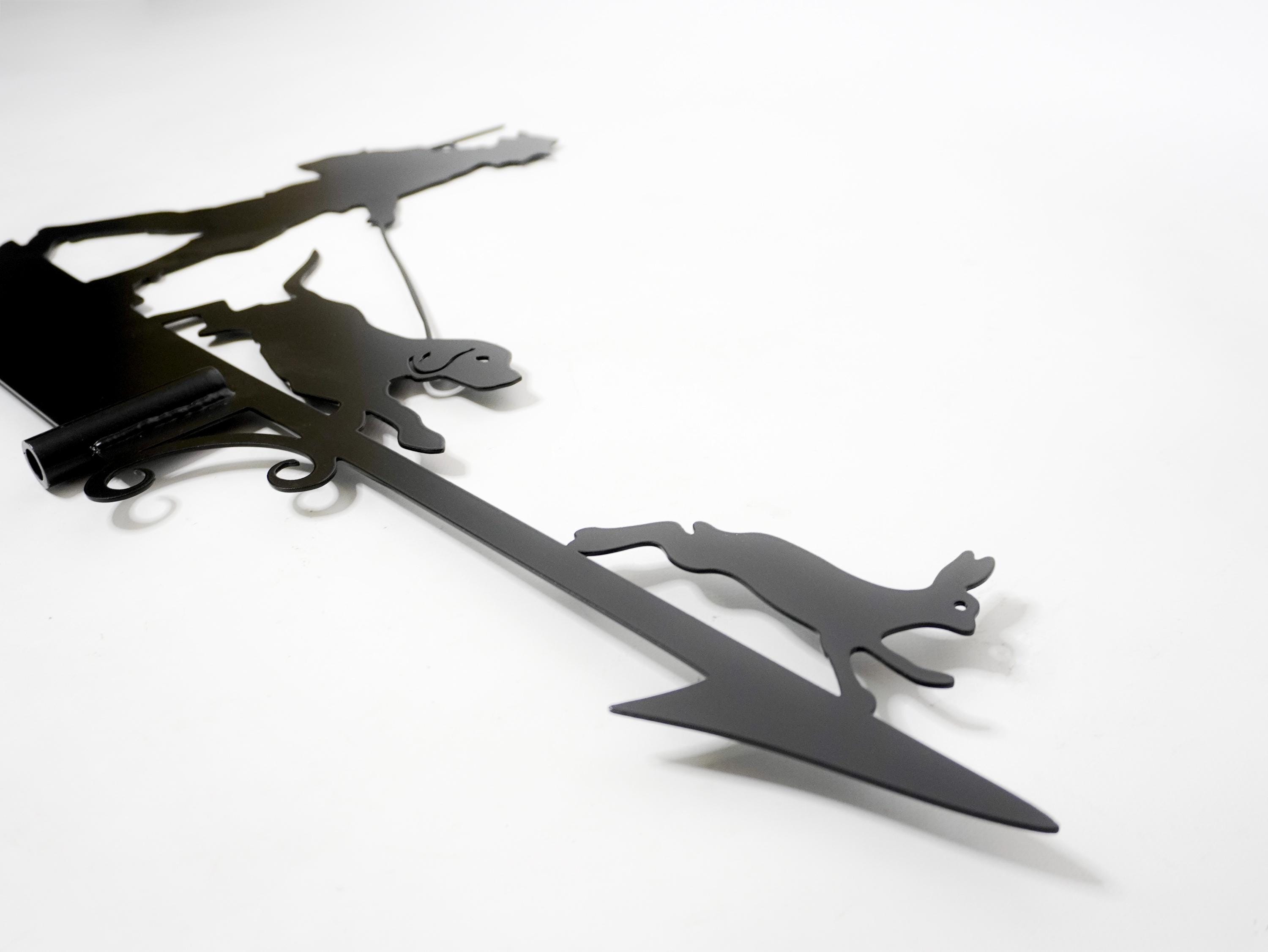 Hunter Weathervane - Handcrafted Wind Vane Decor for Roof or Garden ...