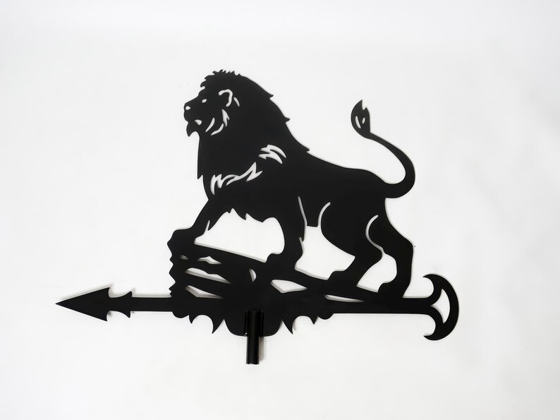 Lion Weathervane - Metal Wind Vane for Roof or Garden - Etsy
