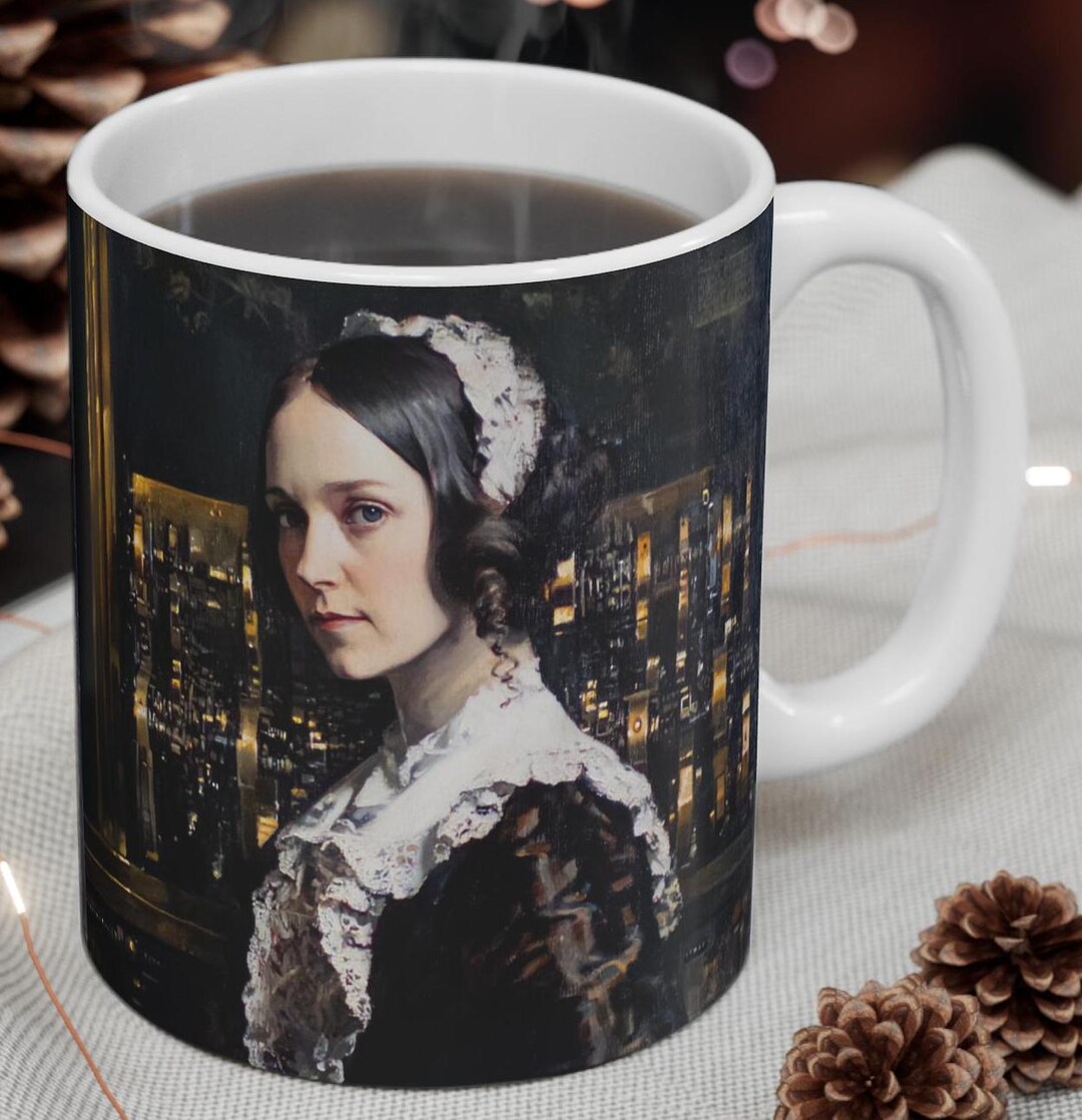 Ada Lovelace Origins of Computers Coffee Cup, Computer Science Geek Gift, Programmer Mug, Tech ...