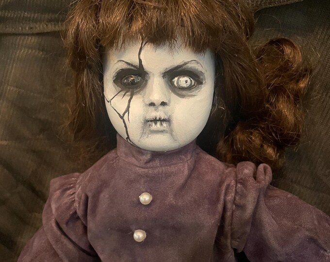 Halloween Horror Porcelain Doll - Etsy