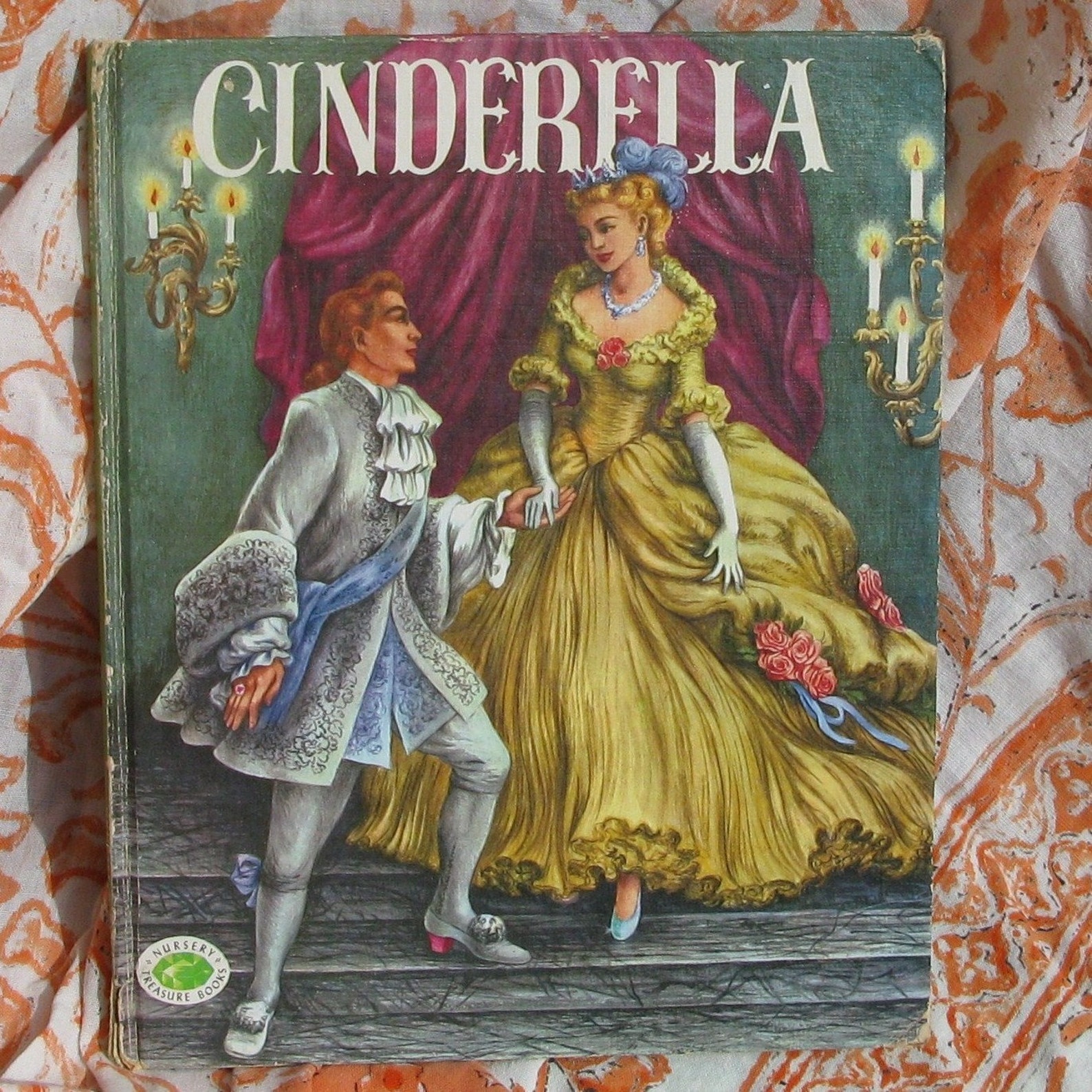 Cinderella antique book copyright 1954 Beautiful | Etsy