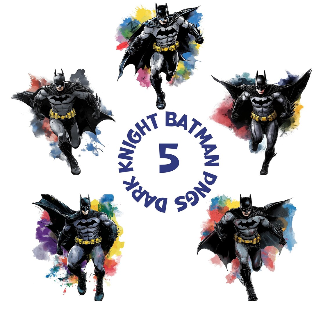 Batman Superhero PNG, Dark Knight Sublimation Design Png, Heroic Splash ...