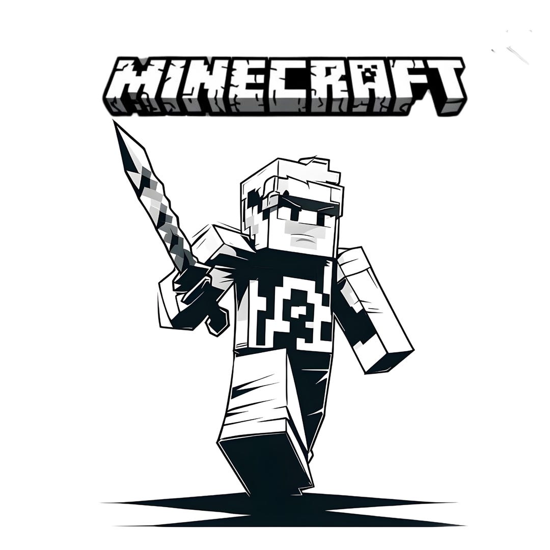 Minecraft PNG Player and Creeper Gaming Clipart Craft for Cricut ...