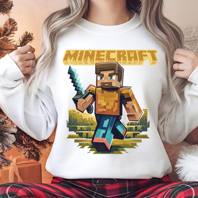 Minecraft PNG Video Game Character Design Minecraft Shirt Sublimation ...