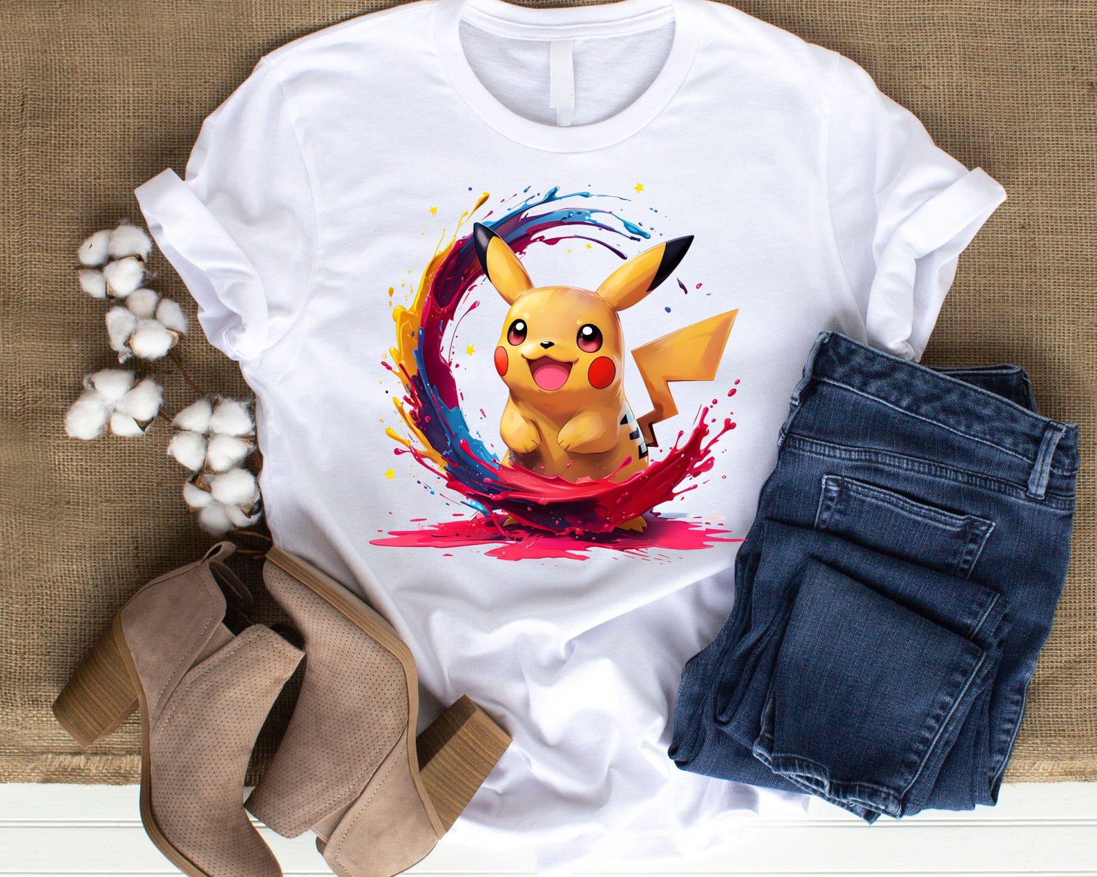 Pikachu 3 Pngs Pikachu Splash and Watercolor Png Pikachu Transparent ...