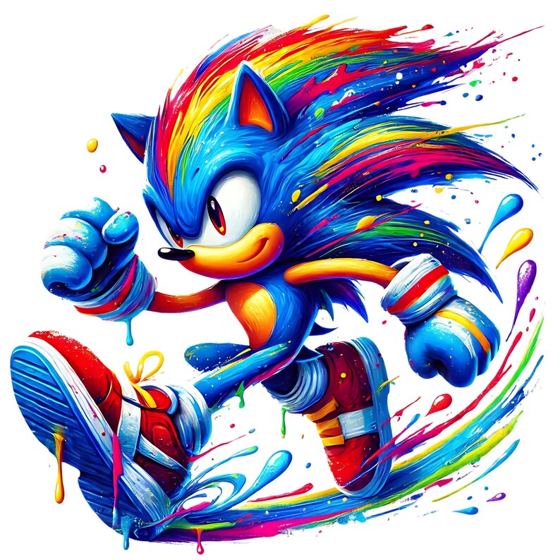 8 Vibrant Sonic Hedgehog Pngs and Jpgs- Kids Cartoon Designs for ...