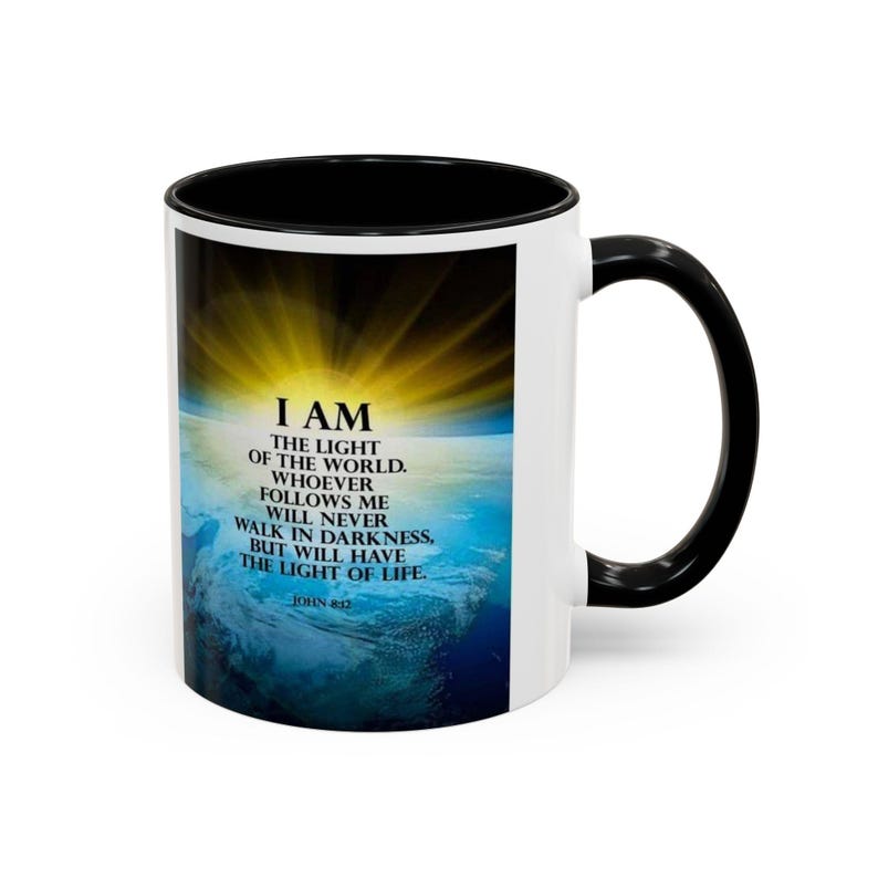 Devotional Light of the World Accent Coffee Mug 11, 15oz, - Etsy