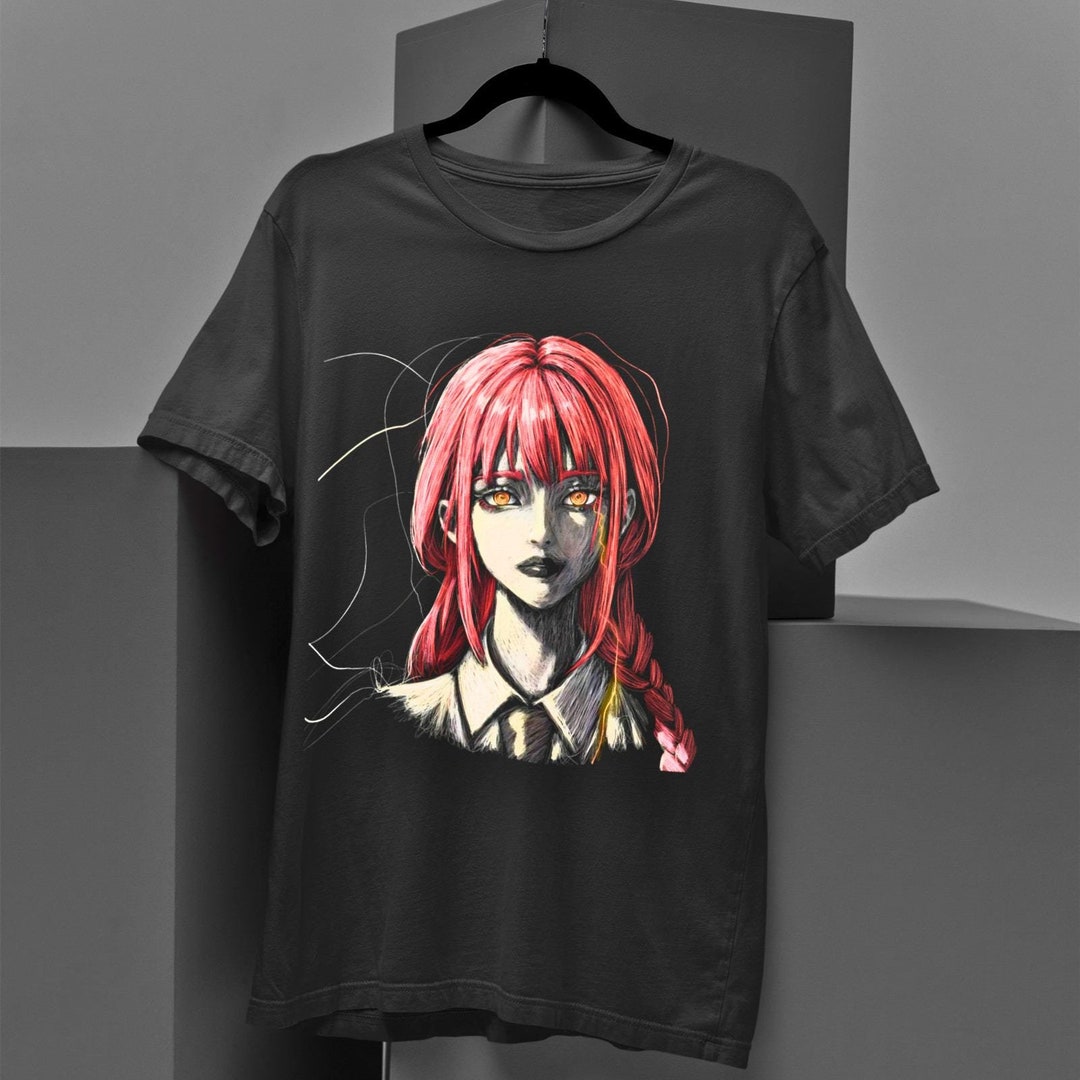 Makima Shirt, Chainsaw Man Anime Sweatshirt, Denji Manga Graphic ...