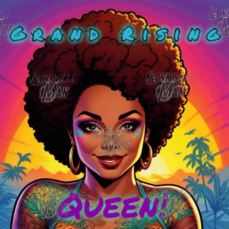 Grand Rising Queen GIF - Etsy