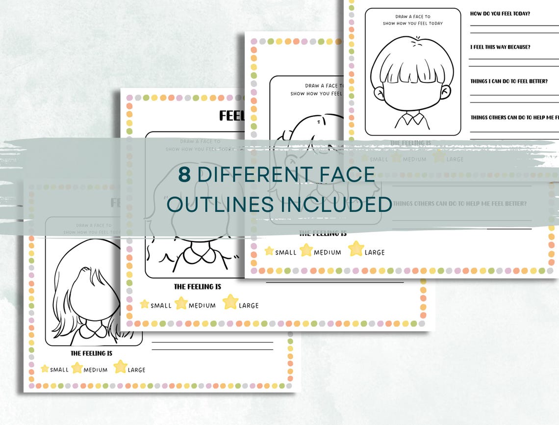 Emotions Check-in Worksheet, Feelings Chart (digital Download) - Etsy