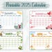 2025 Kids Watercolor Calendar, Monthly Themes (digital Download) - Etsy