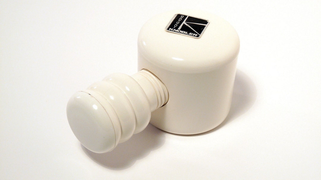 Mod White Melamine Vise Nutcracker by Knobler - Etsy