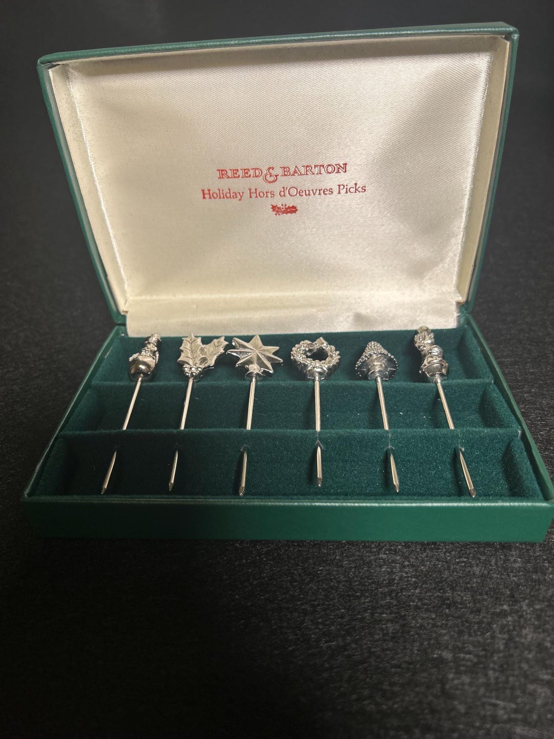 Hors D’oeuvres Picks | Reed and Barton | Set of 6 Picks With Box - Etsy