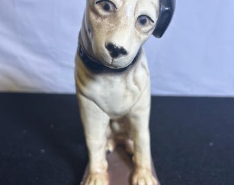 Vintage Iconic RCA Victor His Master Voice Large Nipper Statue Lovely ...