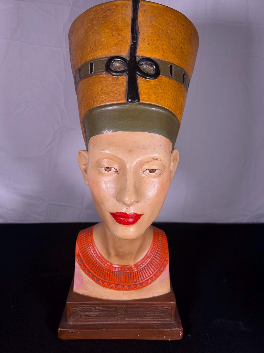 Queen Nefertiti Large Bust Sculpture | Vintage | Collectible | Egypt ...