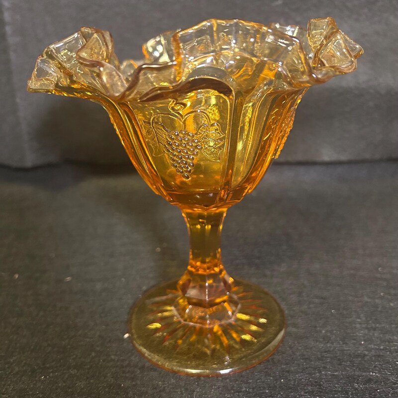 Fenton Compote Dish - Etsy
