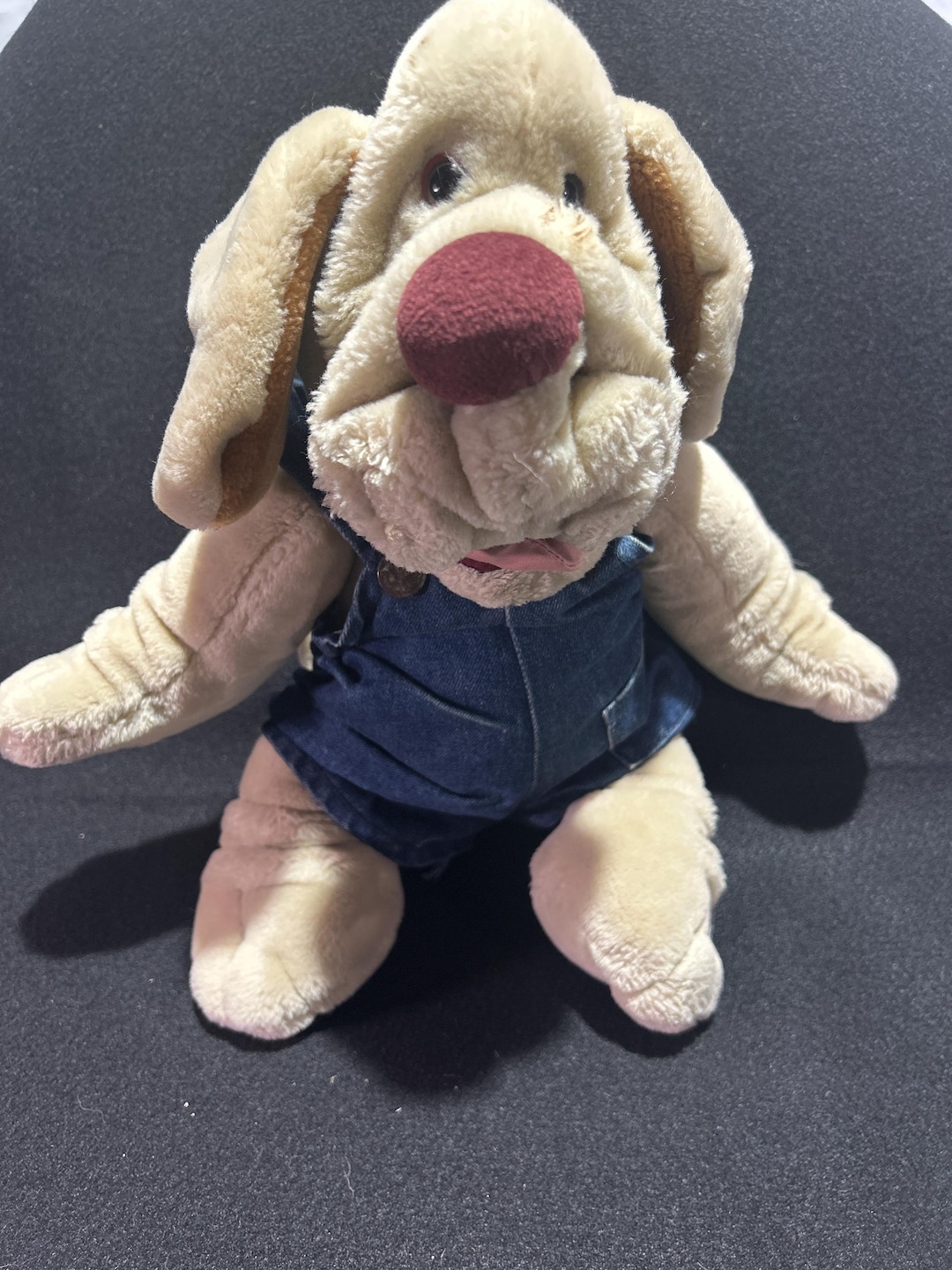 Wrinkles the Dog Plush Puppet | Ganz Bros | Vintage: 1980s - Etsy