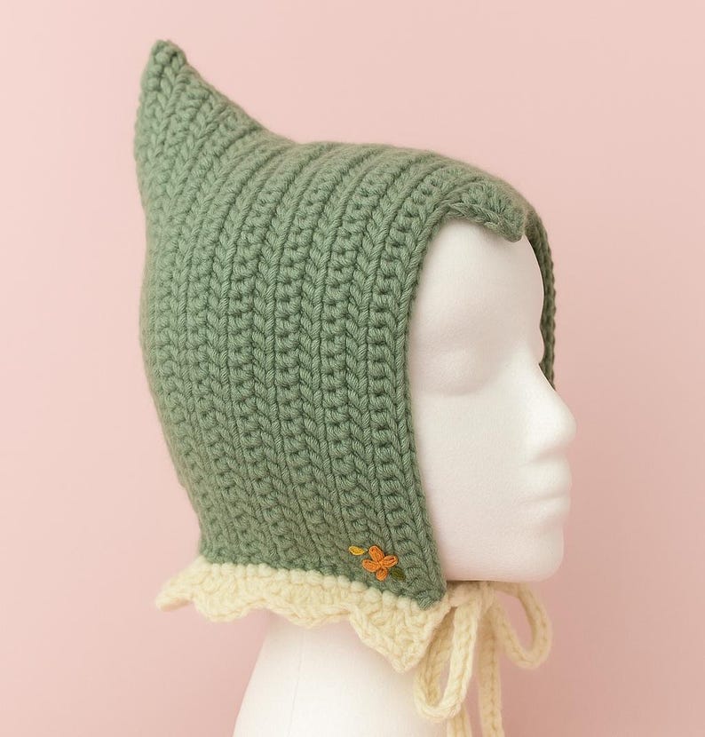 Crochet Pixie Hood Pattern: Whimsical Pointed Festival Hat PDF - Etsy