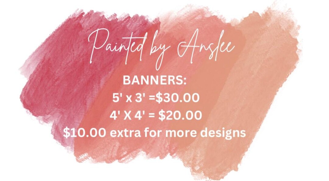 Painted Banner, Paint, Banner, Art - Etsy