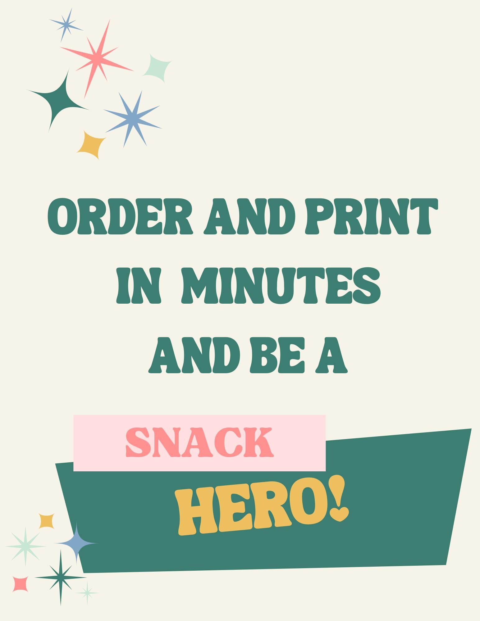 Printable Cheerleading Team Game Day Snack Schedule 8.5x11 - Etsy