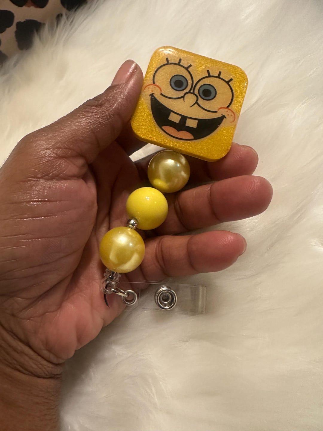 Spongebob Badge Reel - Etsy