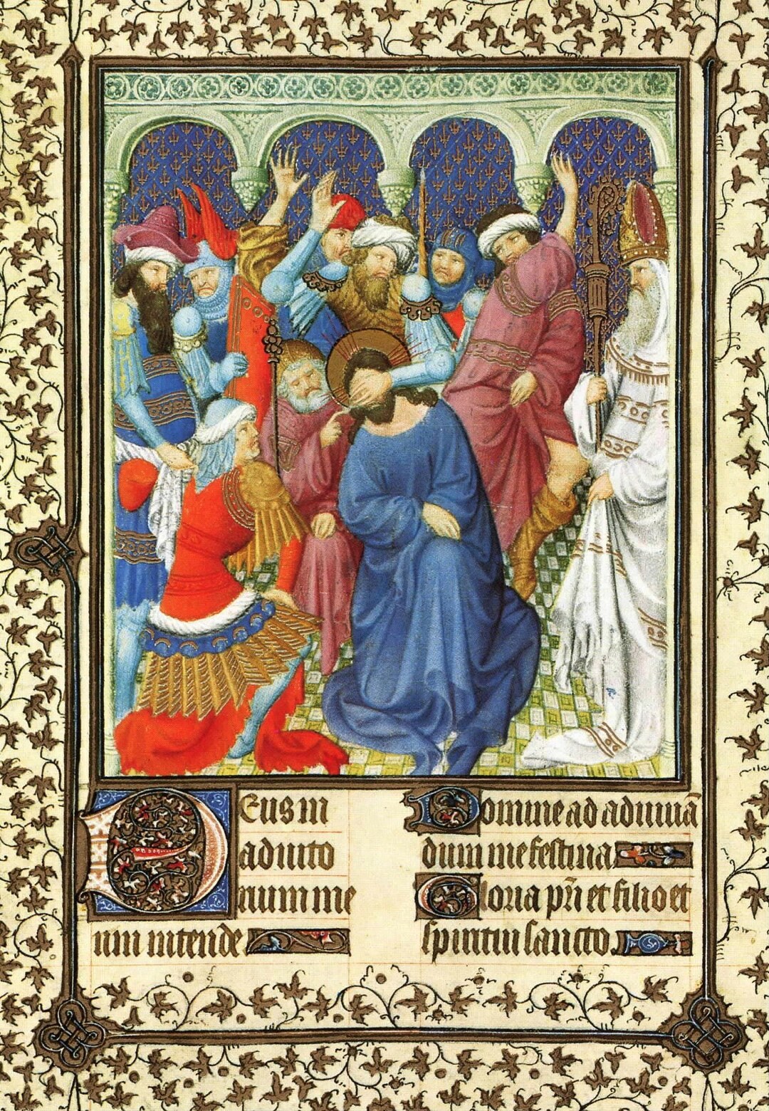 Jesus Before the High Priest Catholic Illuminated Manuscript - Etsy