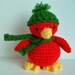 Crochet Pattern Ready for Winter Red Bird - Etsy