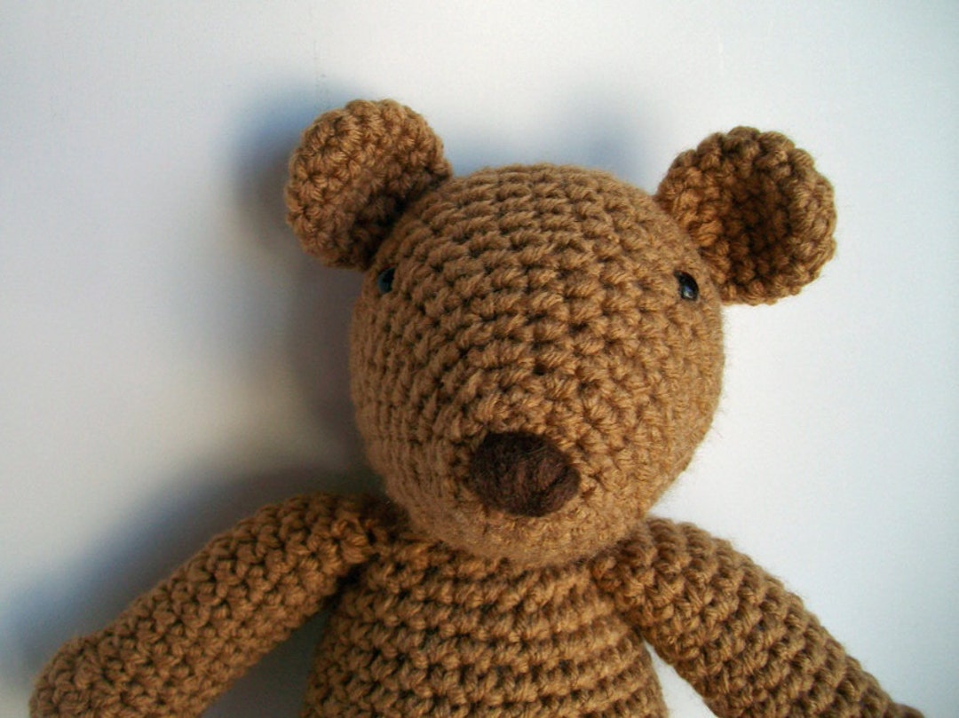 Toasty Teddy Bear Crochet Pattern - Etsy