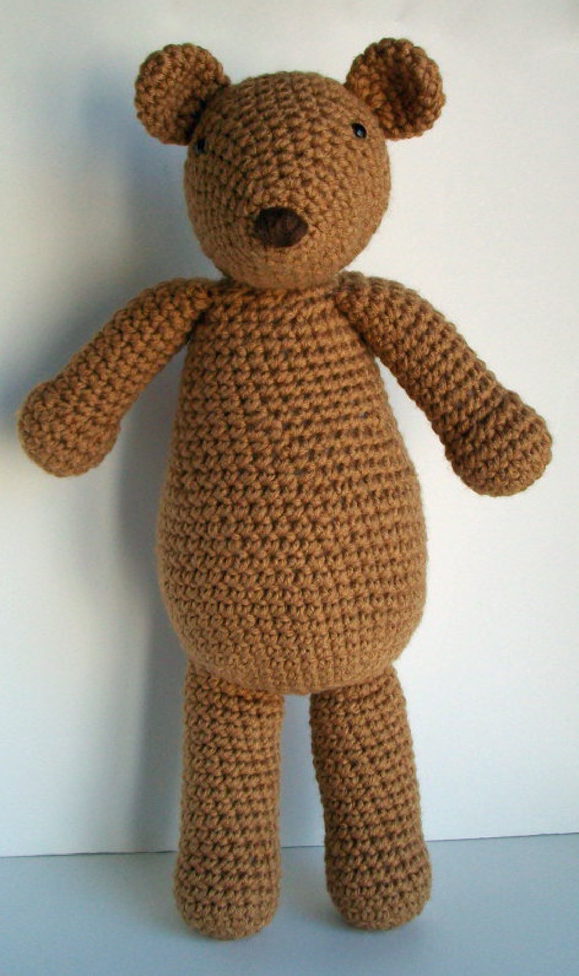 Toasty Teddy Bear Crochet Pattern - Etsy
